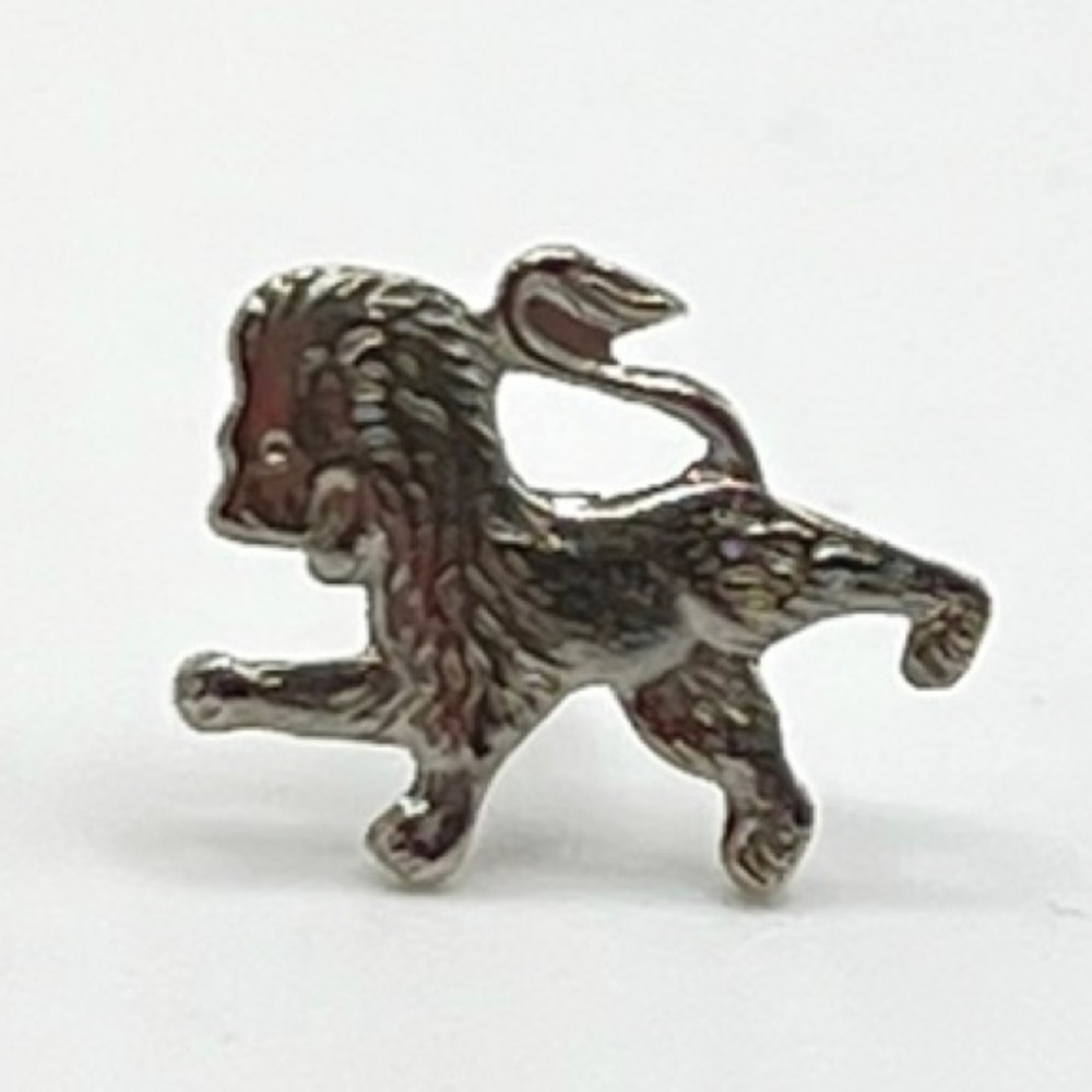 Lion Late 60’s Vintage Tie Tack Leo The Lion - Gem